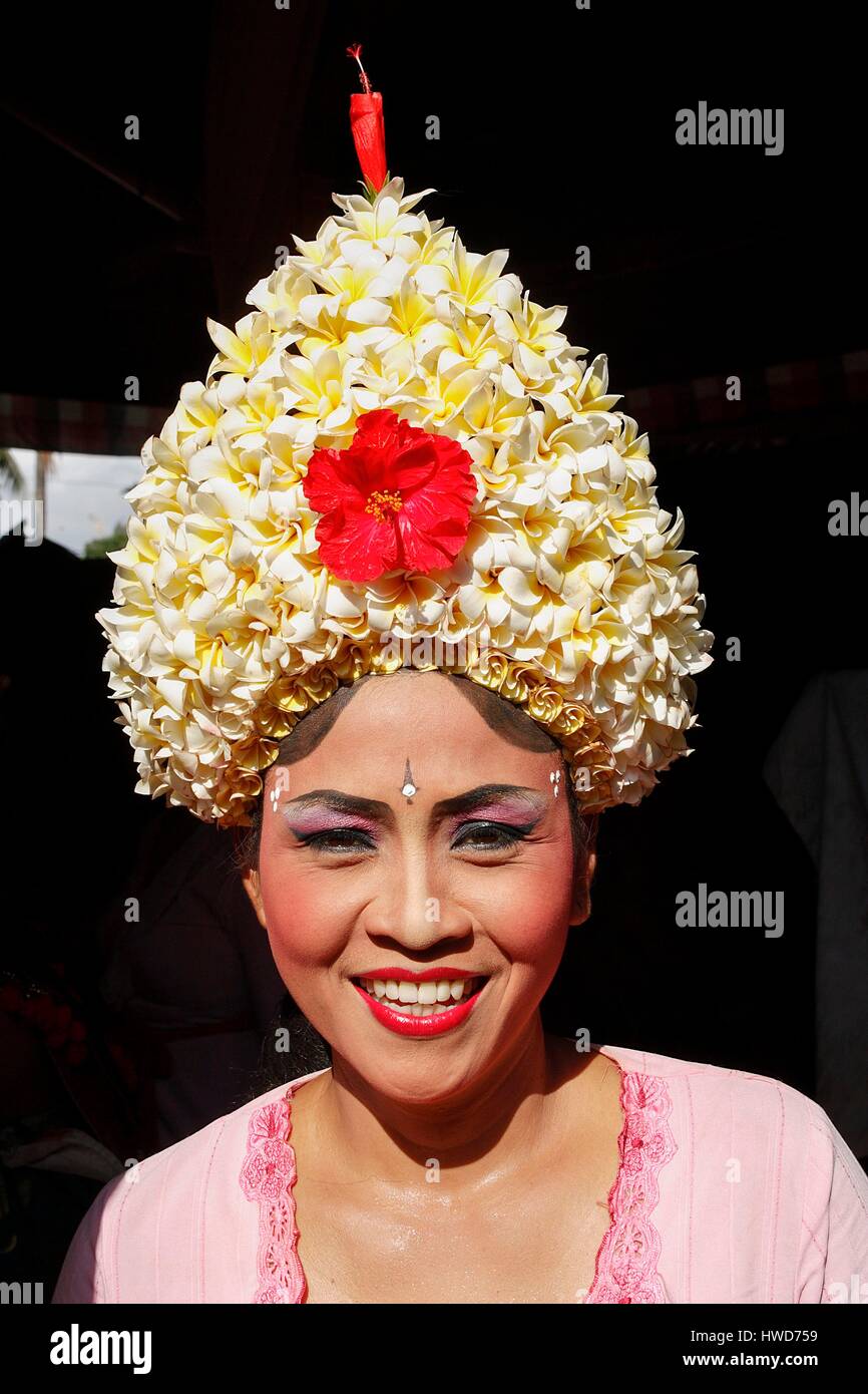 Indonesia, flowers of Bali Stock Photo - Alamy