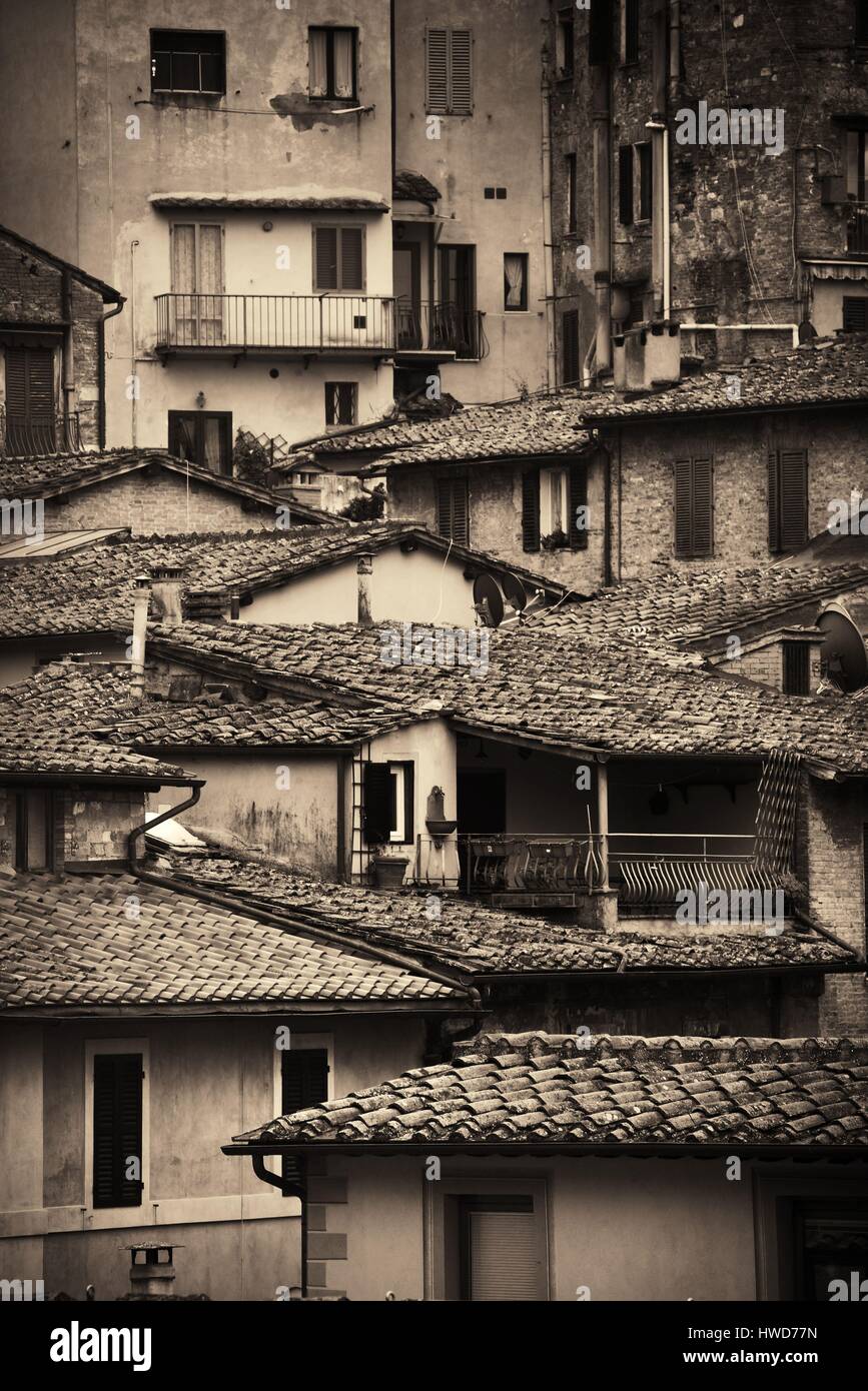 Old building background from Siena, Italy Stock Photo - Alamy