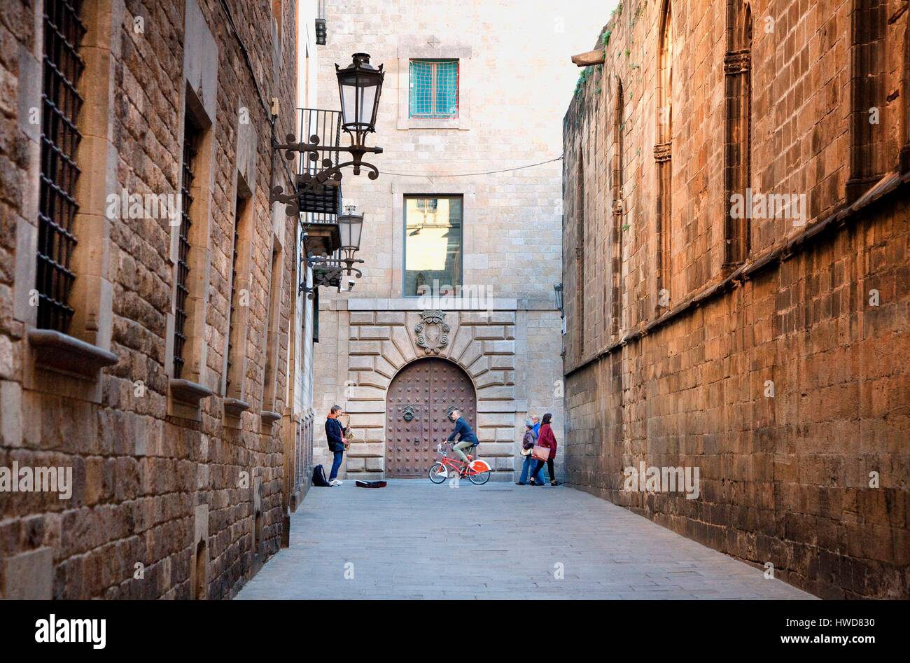 Spain, Catalonia, Barcelona, Gothic area Stock Photo - Alamy