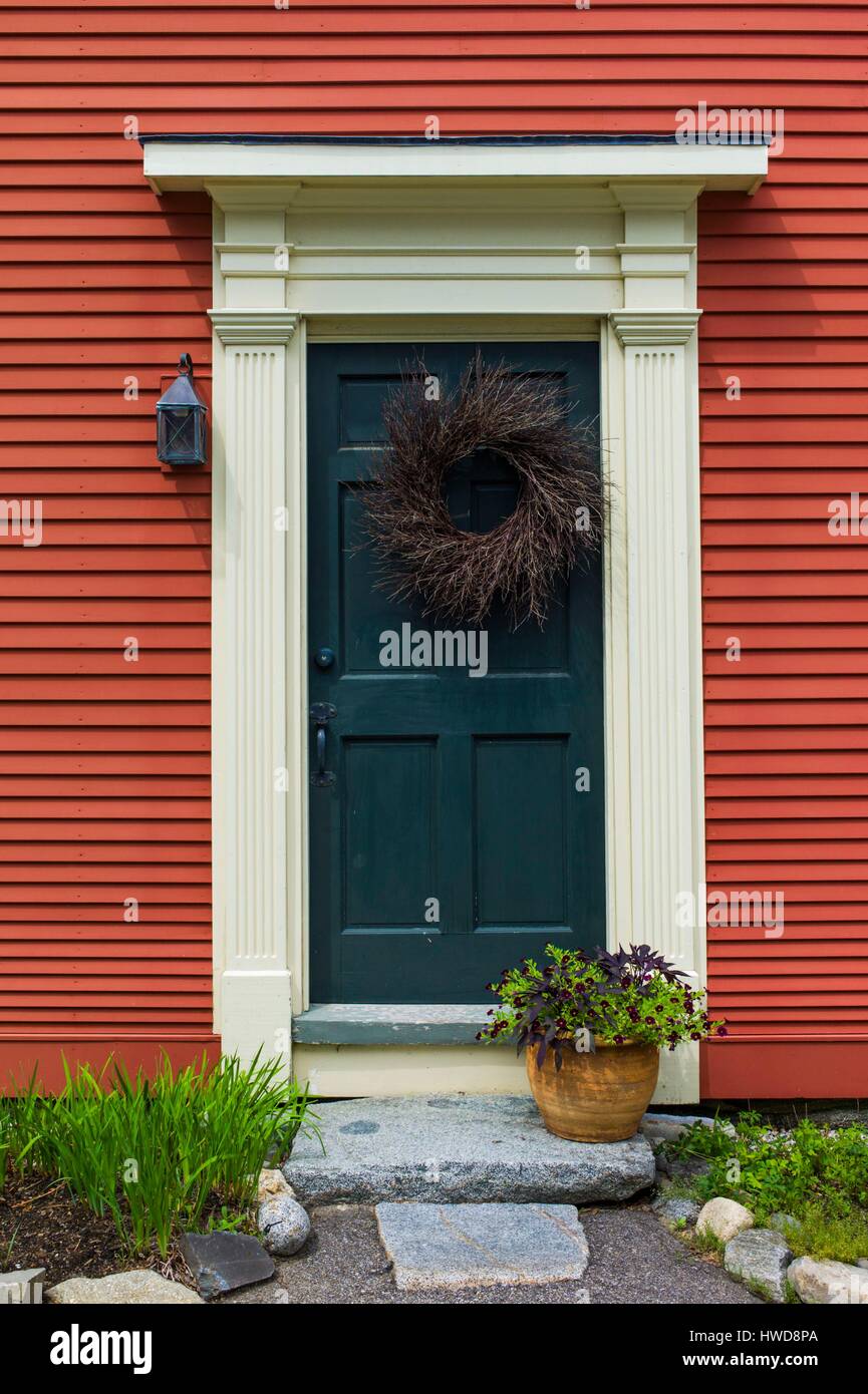 United States, New Hampshire, Portsmouth, doorway Stock Photo - Alamy