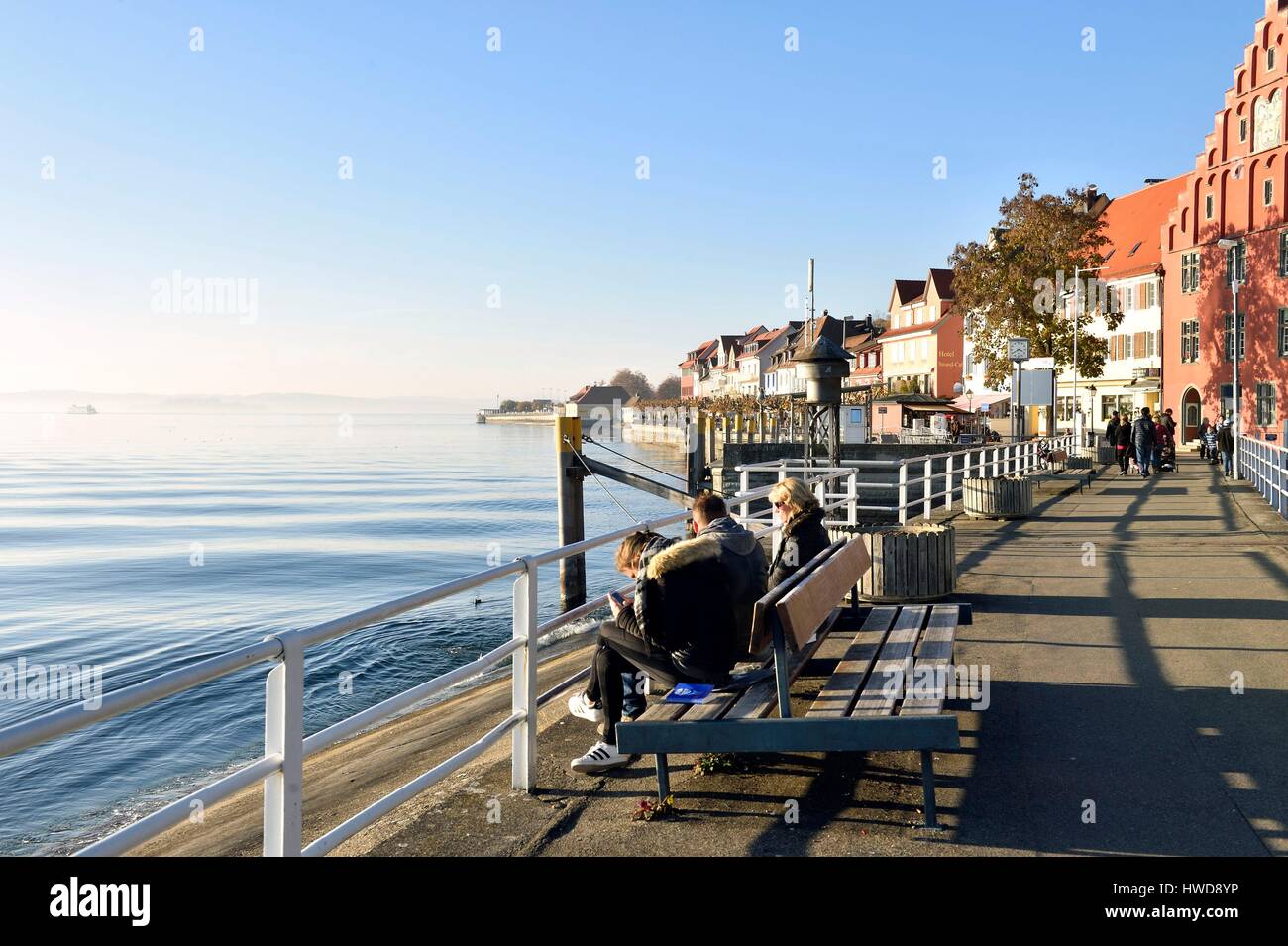 Germany, Baden Wurttemberg, Lake Constance (Bodensee), Meersburg ...