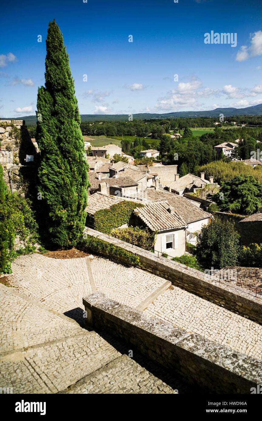 France, Drome, Provence, Grignan, the village Stock Photo - Alamy