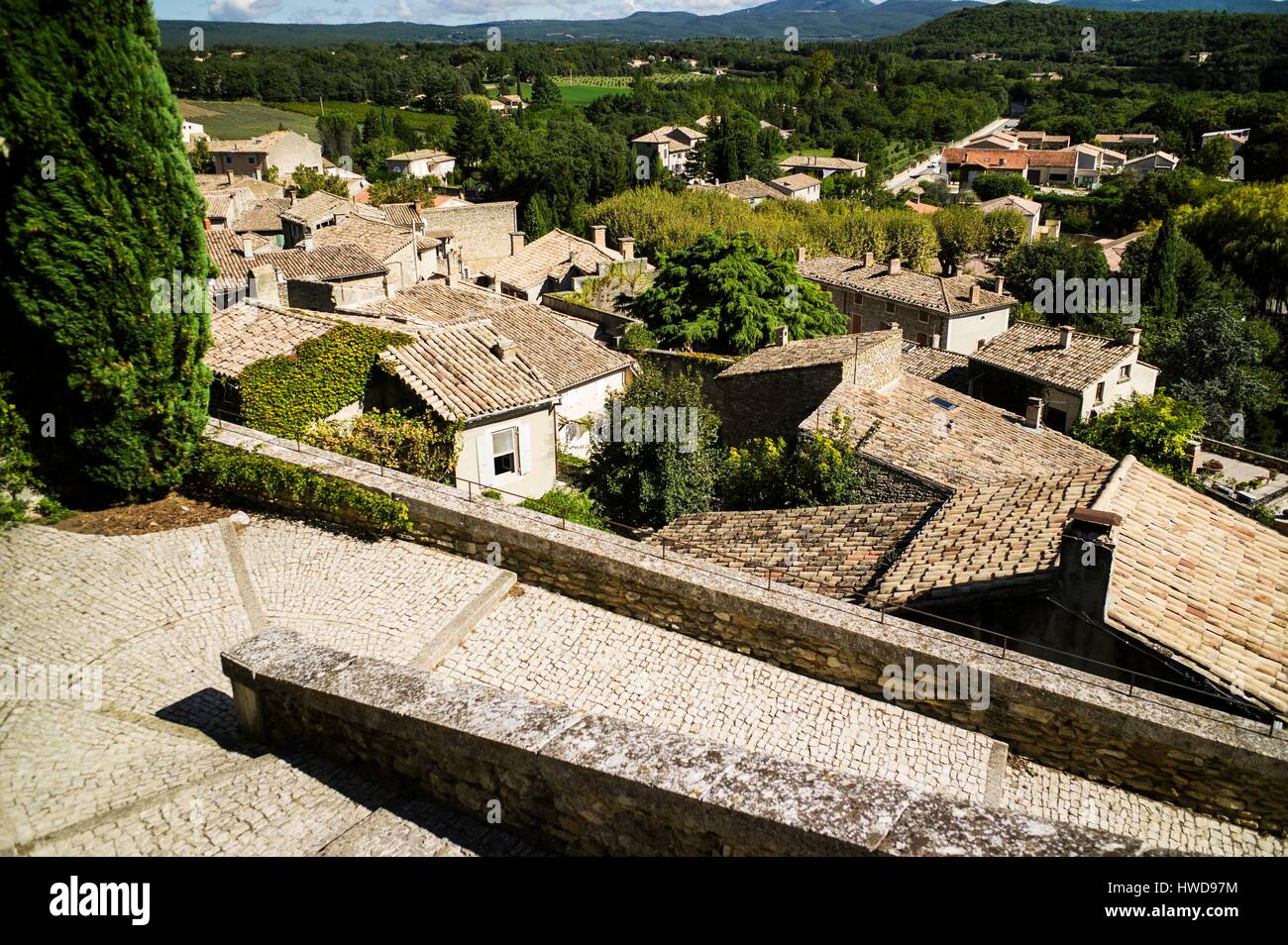 Grignan village provence hi-res stock photography and images - Alamy
