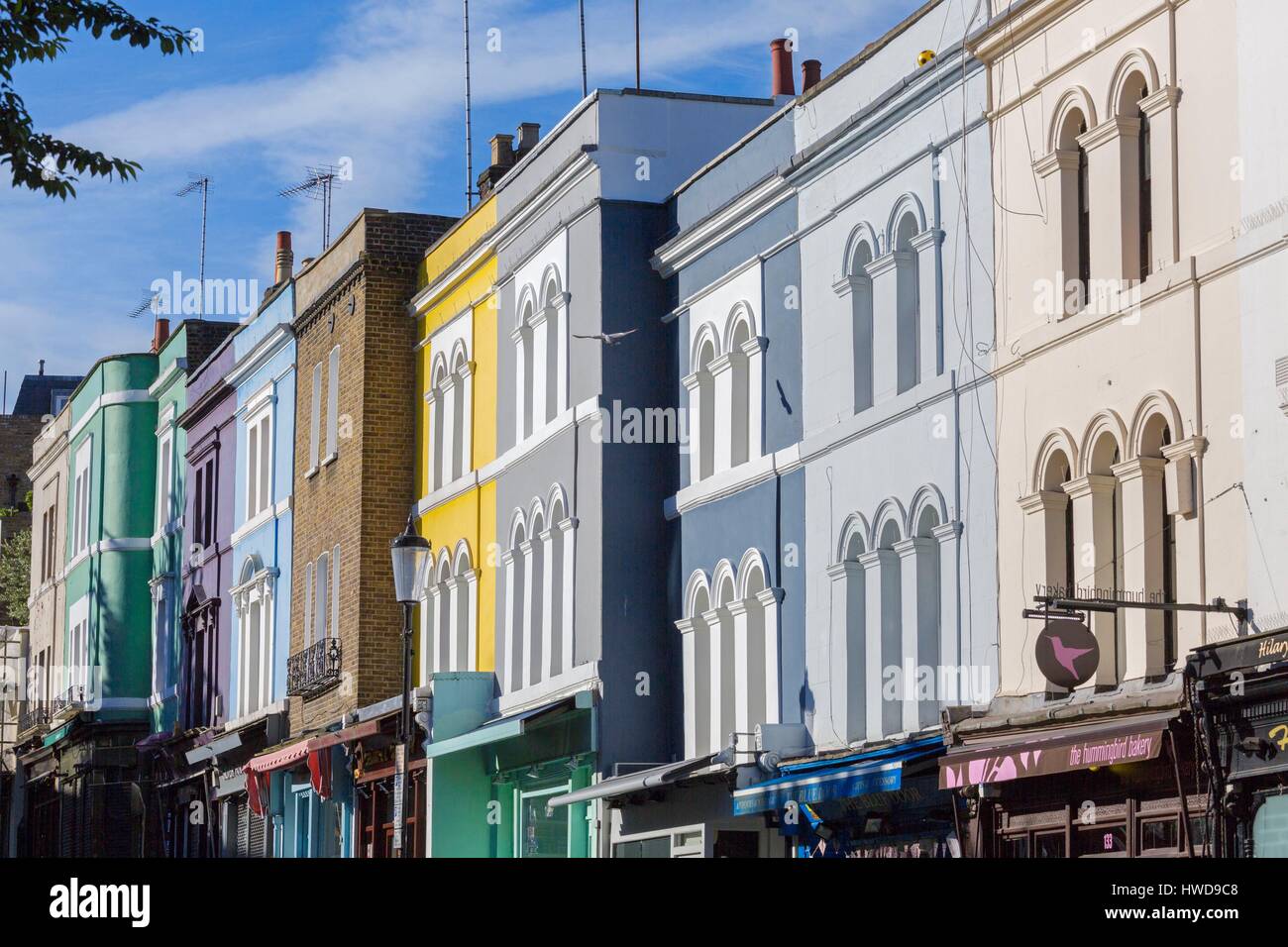 United Kingdom, London, Notting Hill, Portobello Road and its colorful ...