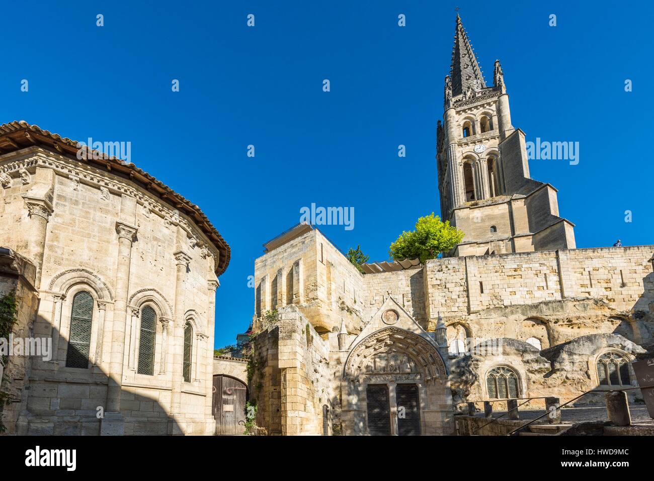 France, Gironde, Saint-Emilion, listed as World Heritage by UNESCO ...