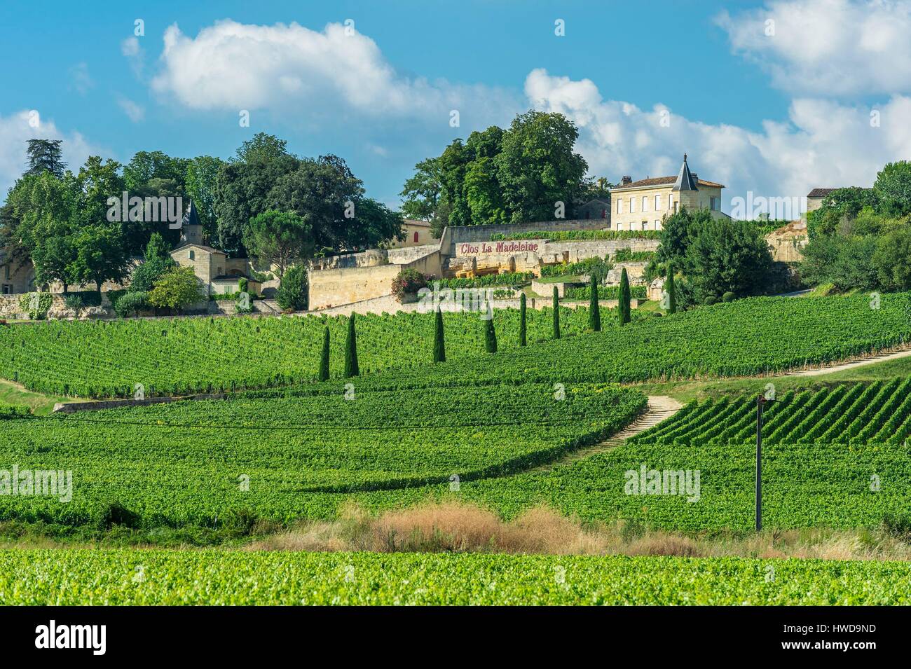 France, Gironde, Saint-Emilion, listed as World Heritage by UNESCO ...