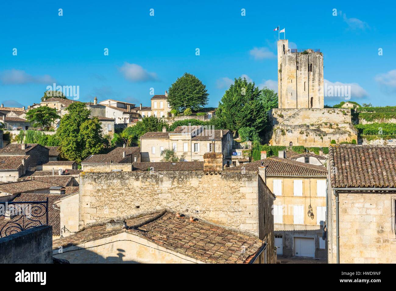 France, Gironde, Saint-Emilion, listed as World Heritage by UNESCO ...