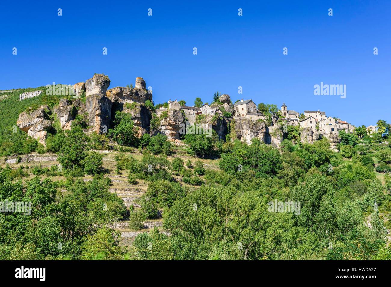 France, Aveyron, the Causses and the Cevennes, Mediterranean agro ...