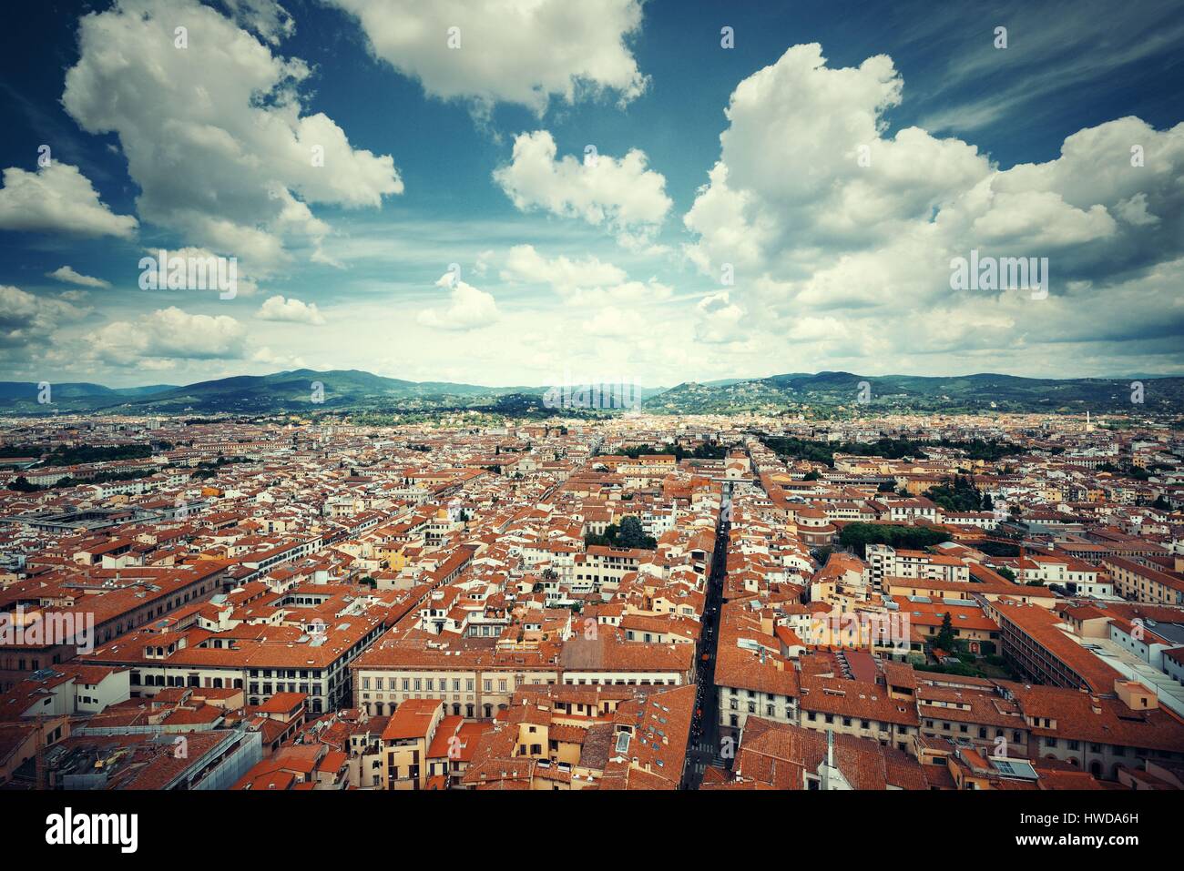 City skyline in Florence rooftop view in Italy Stock Photo - Alamy