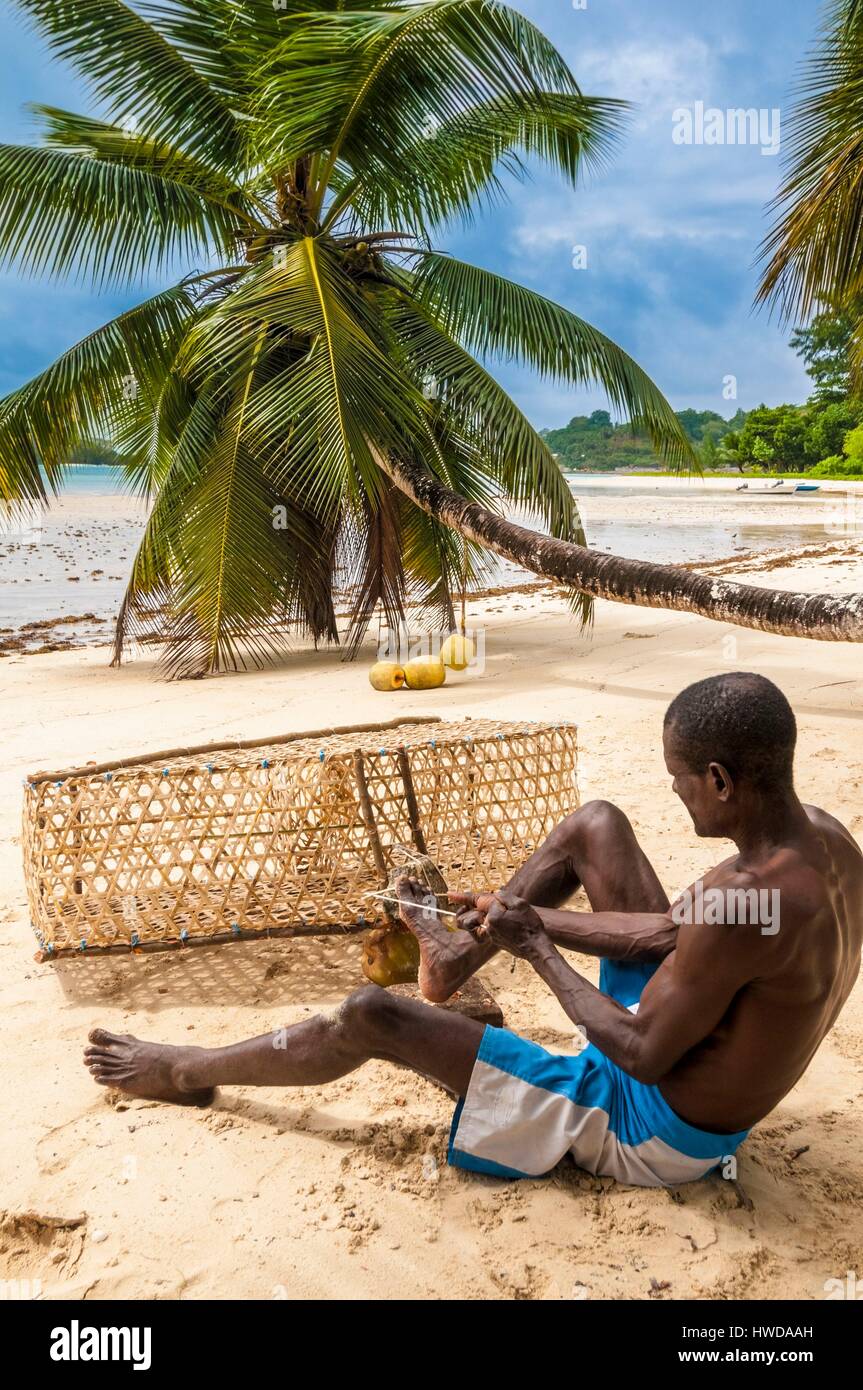 Seychelles fisherman hi-res stock photography and images - Alamy