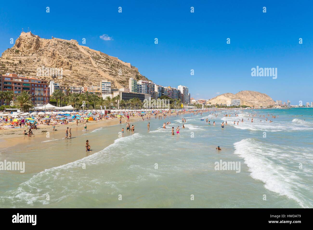 Playa del postiguet hi-res stock photography and images - Alamy
