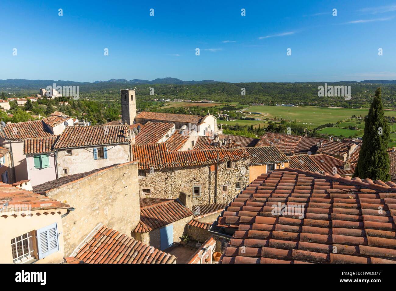 France, Var, Pays de Fayence, Fayence Stock Photo - Alamy