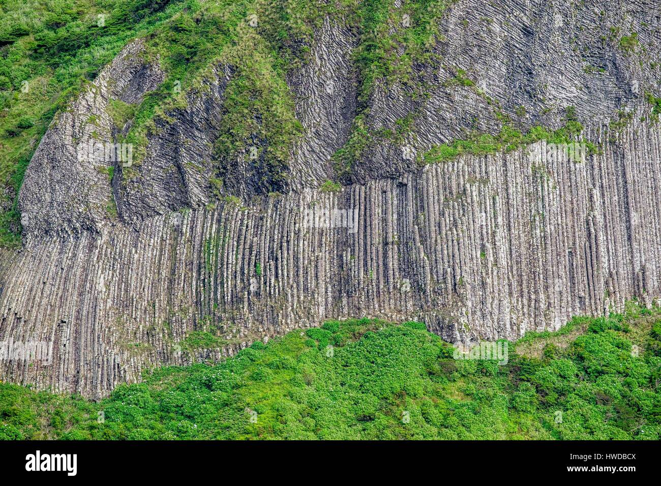 Portugal, Azores archipelago, Flores island, Rocha dos Bordoes ...