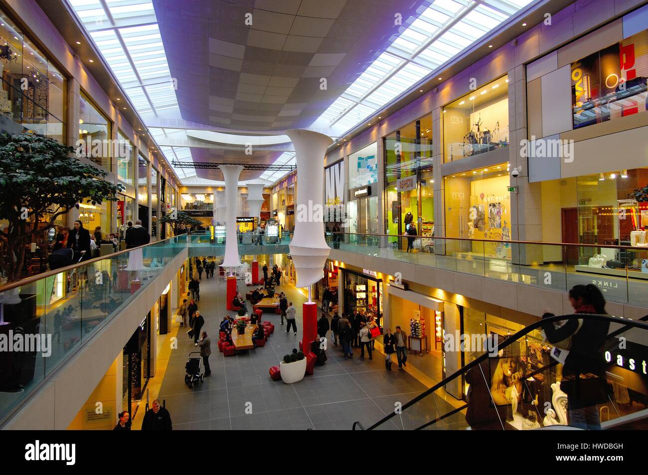United Kingdom, Merseyside, Liverpool, Metquarter Shopping Center Stock ...