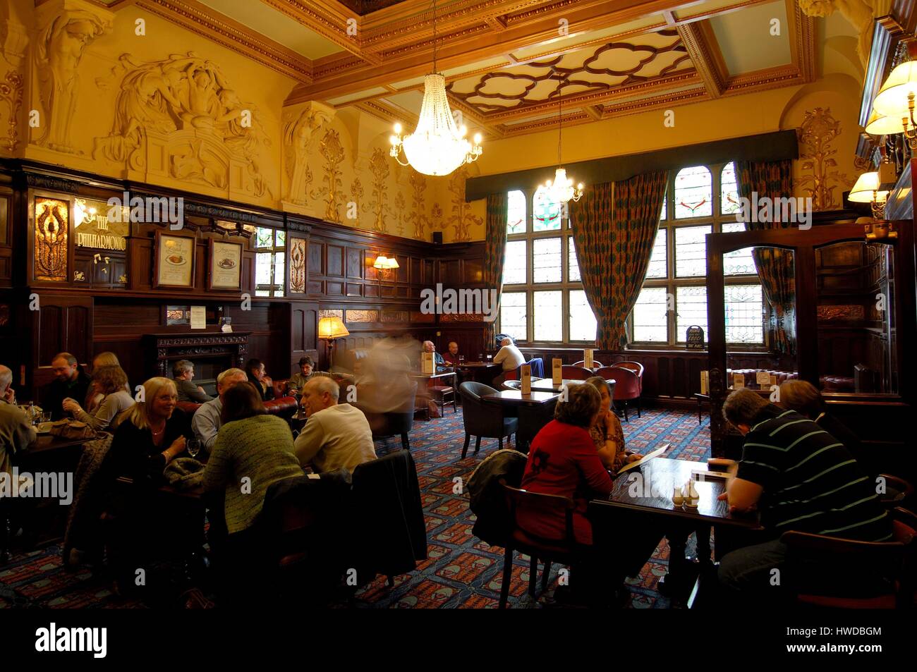 United Kingdom, Merseyside, Liverpool, Hope street, Philharmonic Pub ...