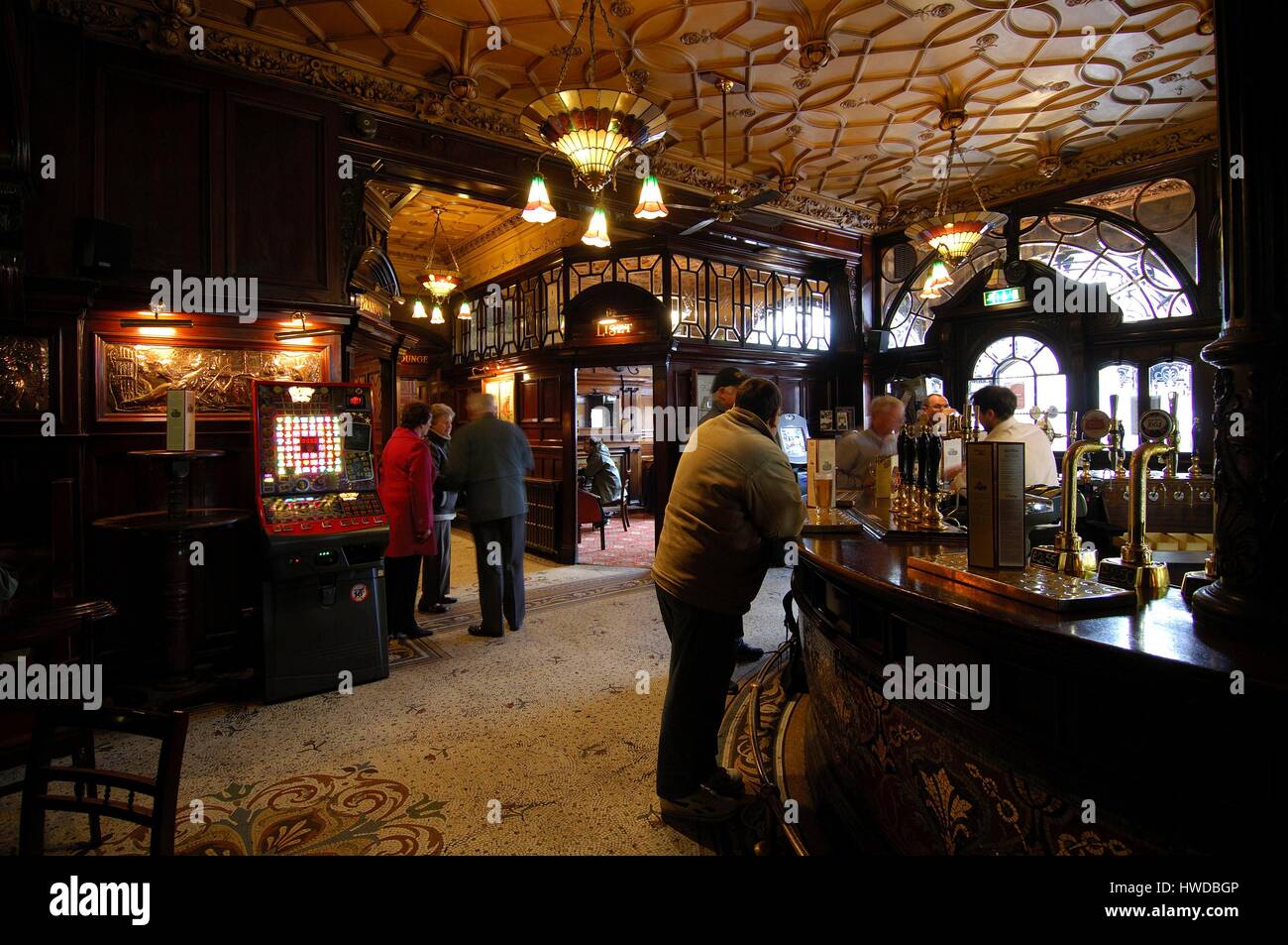 United Kingdom, Merseyside, Liverpool, Hope street, Philharmonic Pub ...