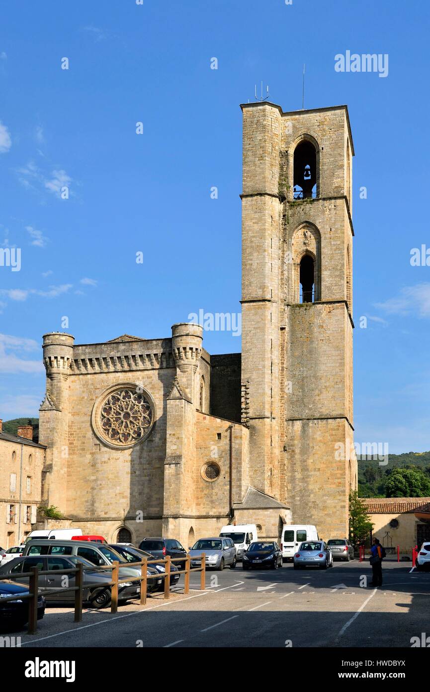 France, Herault, Lodeve, St Fulcran cathedral Stock Photo - Alamy