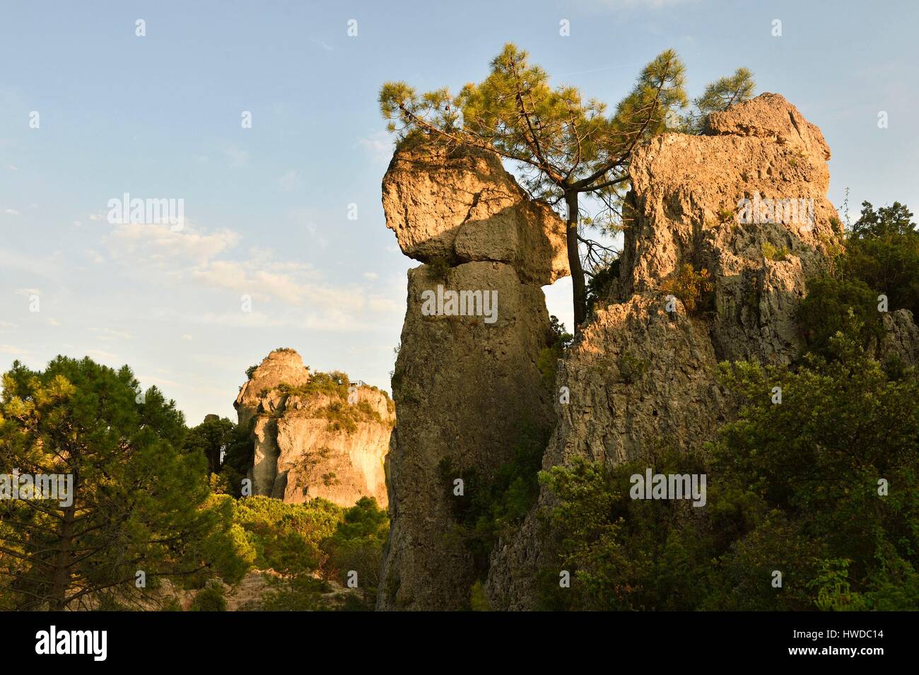 France, Herault, Cirque de Moureze, dolomitic rocks Stock Photo - Alamy