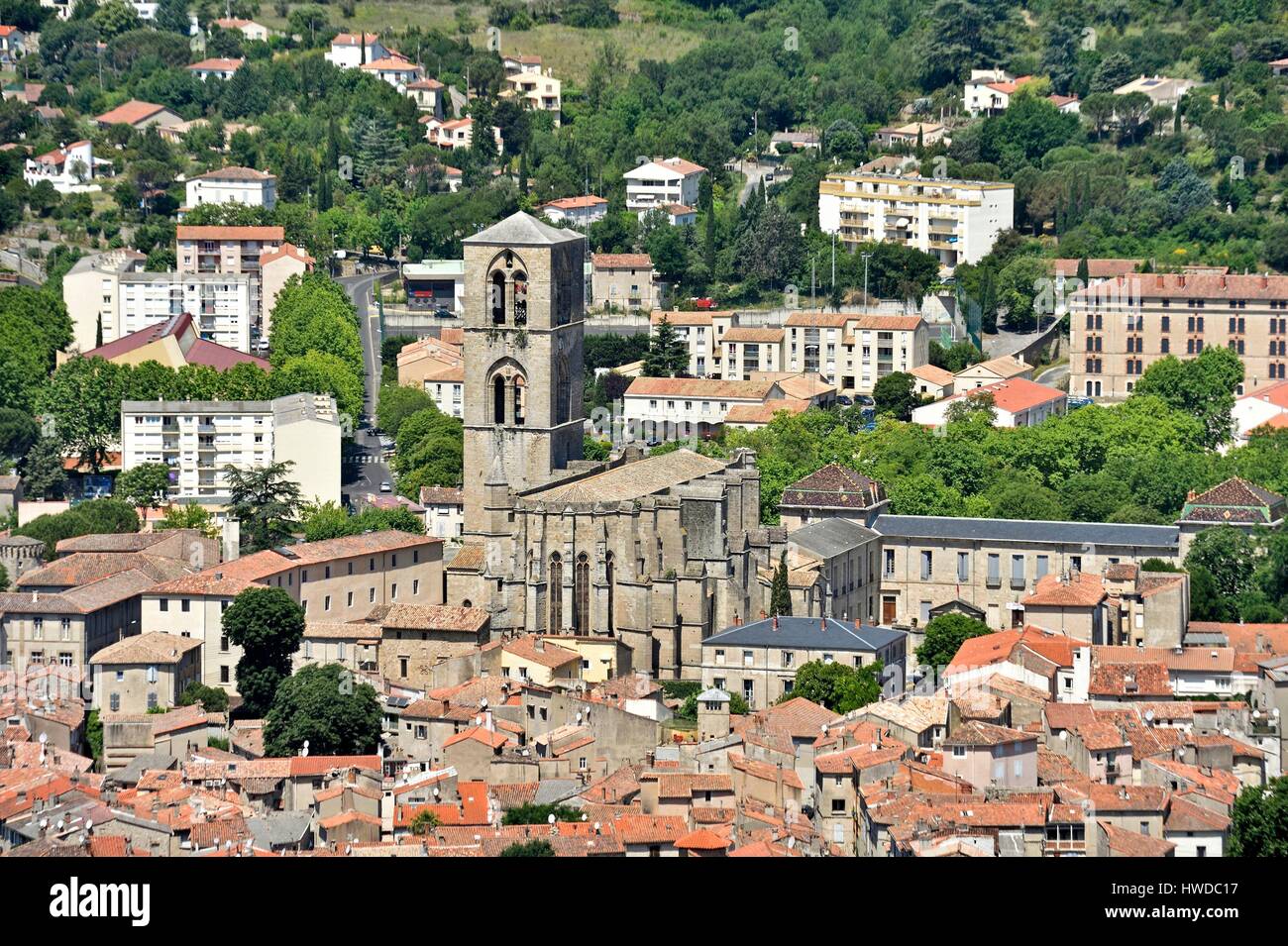 France, Herault, Lodeve, St Fulcran cathedral Stock Photo - Alamy