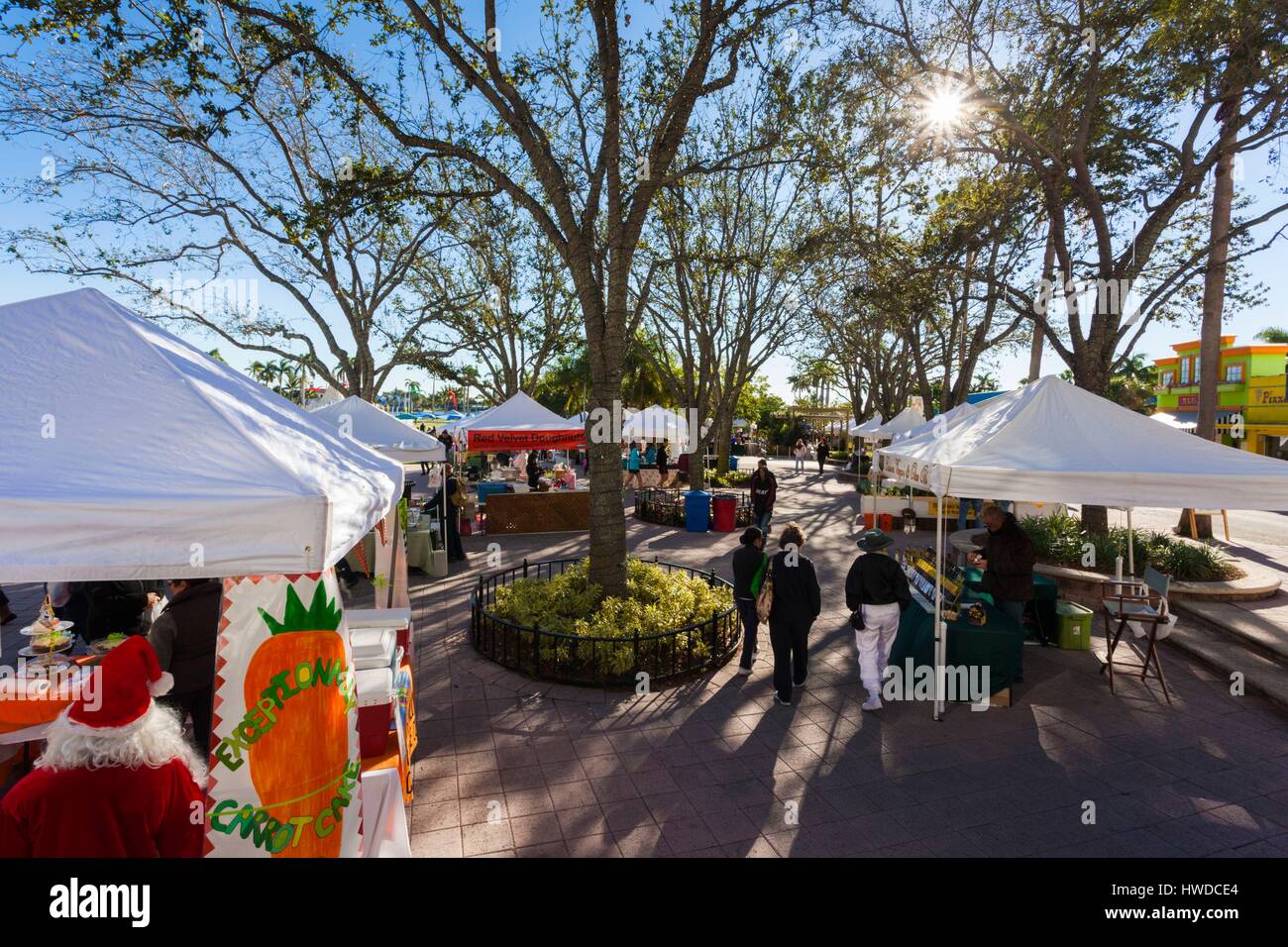 United States, Florida, West Palm Beach, Clematis Street, Centenial ...