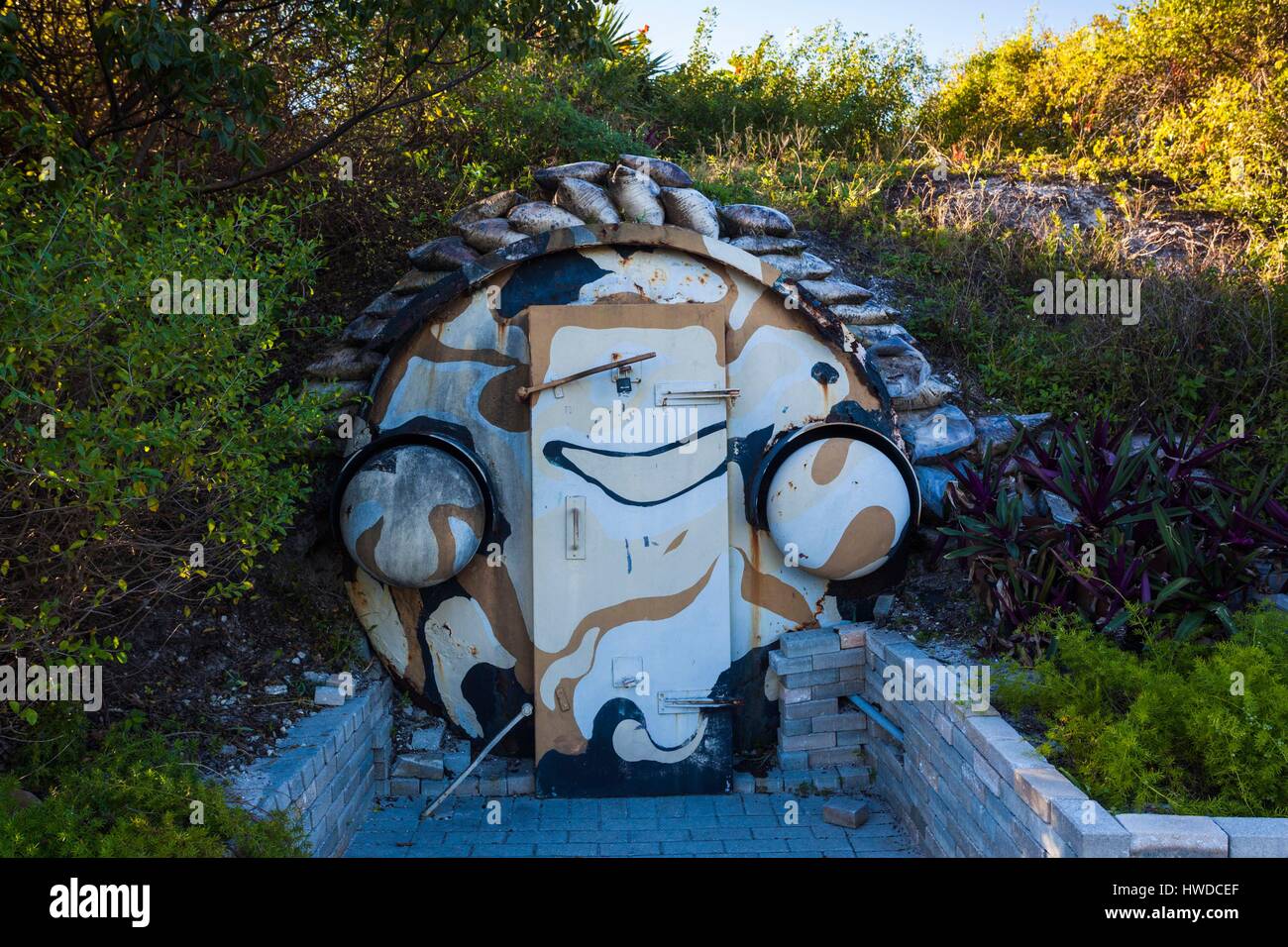 Riviera beach kennedy bunker hi-res stock photography and images - Alamy