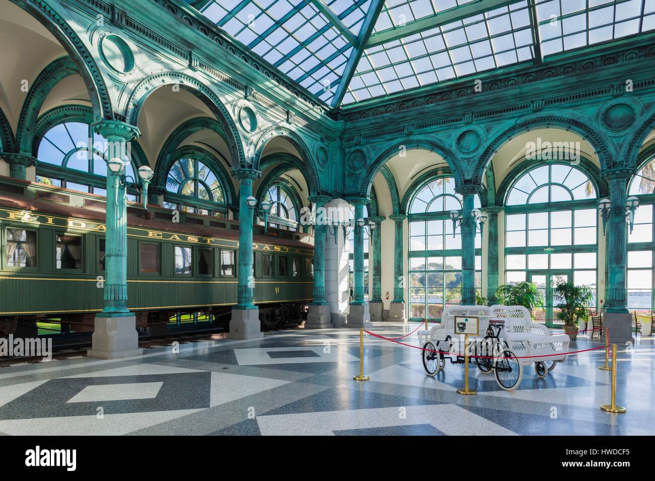 United States, Florida, Palm Beach, The Flagler Museum, originally home ...