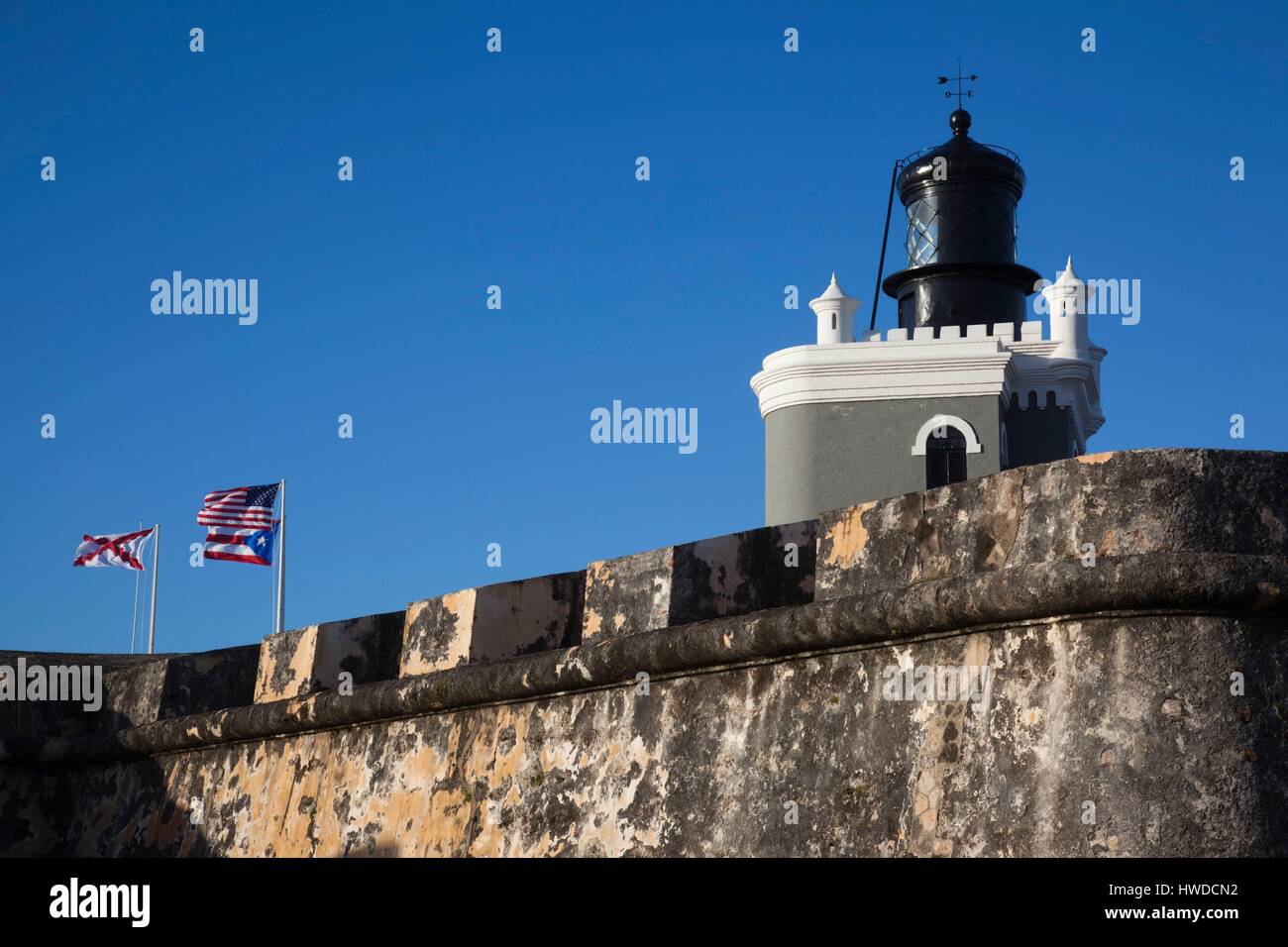 Puerto Rico, San Juan, Old San Juan, San Felipe del Morro Fort, El ...
