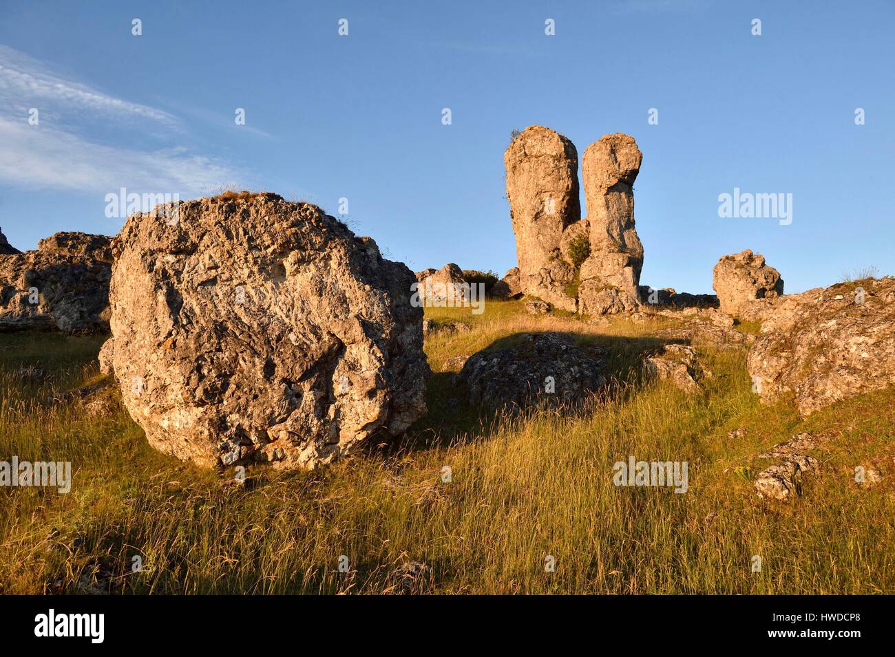 France, Lozere, the Causses and the Cevennes, Mediterranean agro ...