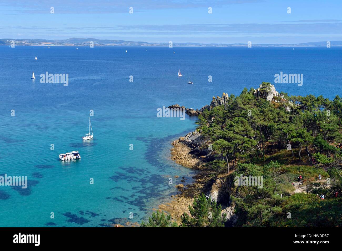 France, Finistere, Iroise Sea, Parc Naturel Regional d'Armorique ...