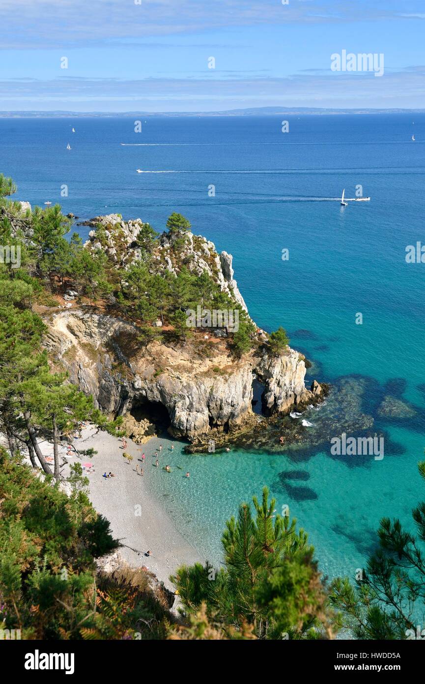 France, Finistere, Iroise Sea, Parc Naturel Regional d'Armorique ...