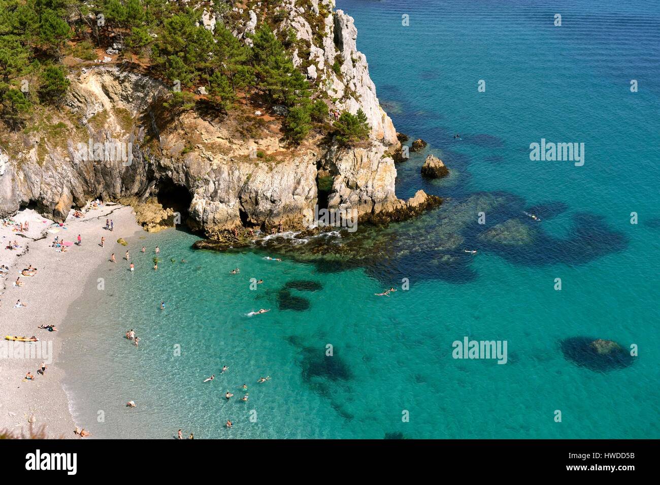 France, Finistere, Iroise Sea, Parc Naturel Regional d'Armorique ...