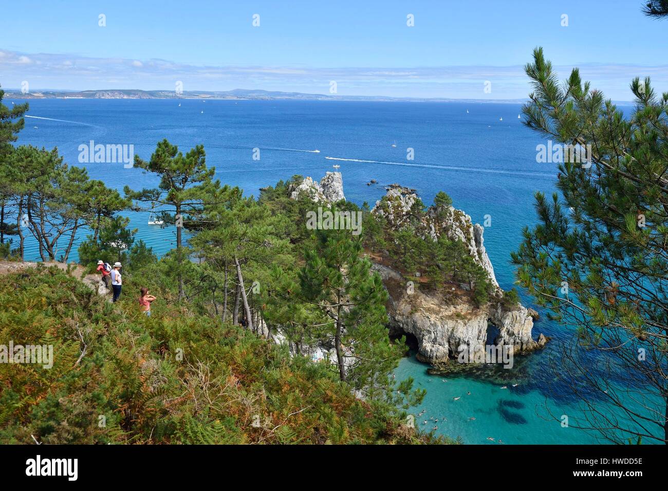 France, Finistere, Iroise Sea, Parc Naturel Regional d'Armorique ...