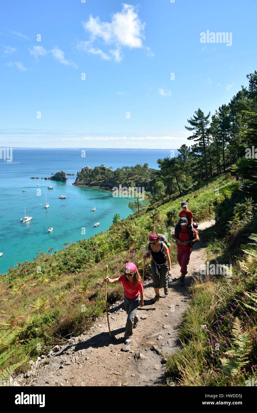 France, Finistere, Iroise Sea, Parc Naturel Regional d'Armorique ...