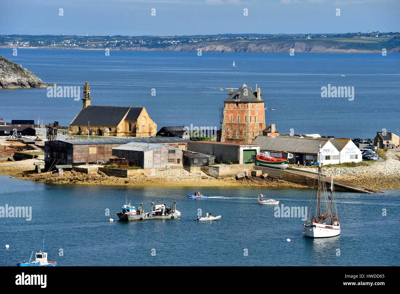 France, Finistere, Iroise Sea, Parc Naturel Regional d'Armorique ...