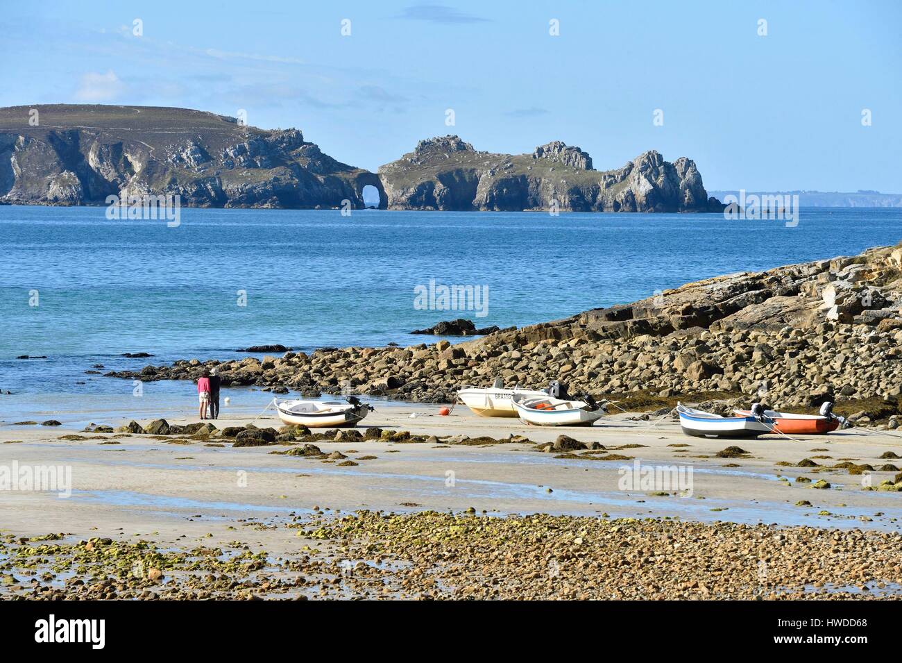 France, Finistere, Iroise Sea, Parc Naturel Regional d'Armorique ...