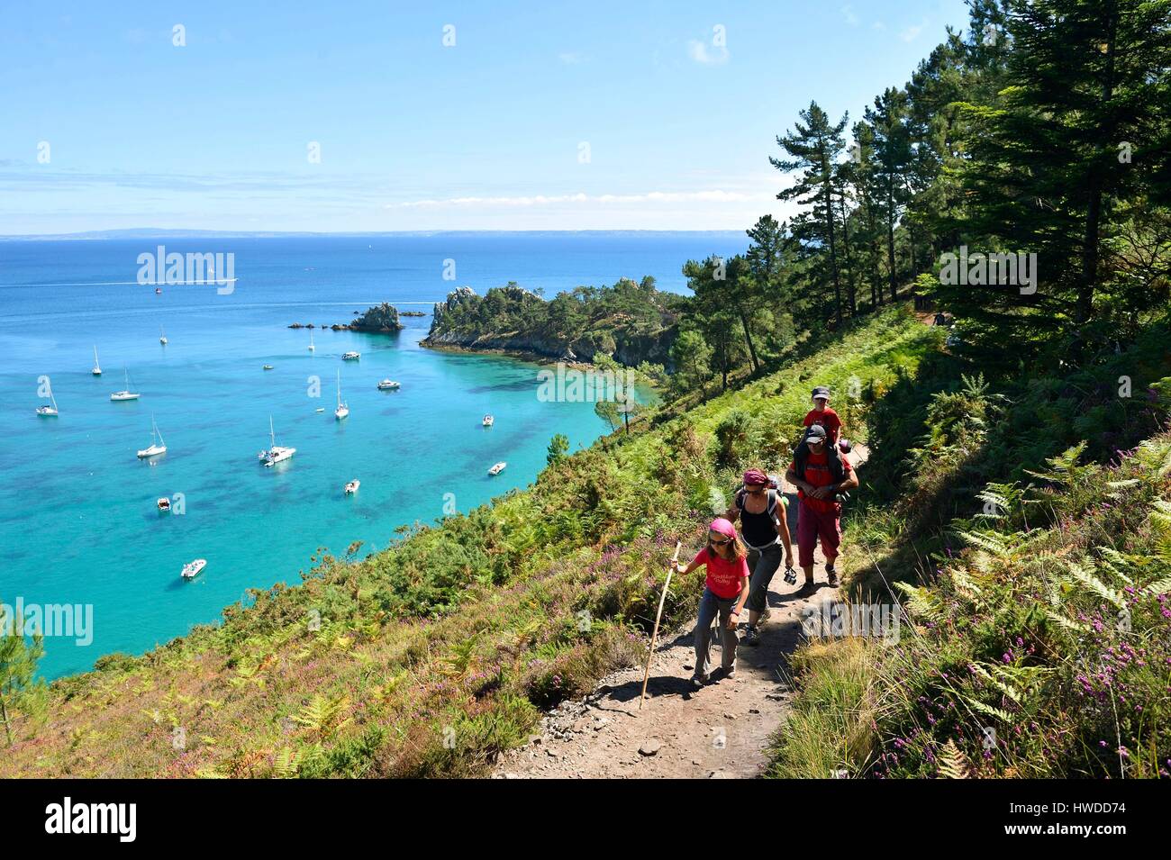 France, Finistere, Iroise Sea, Parc Naturel Regional d'Armorique ...