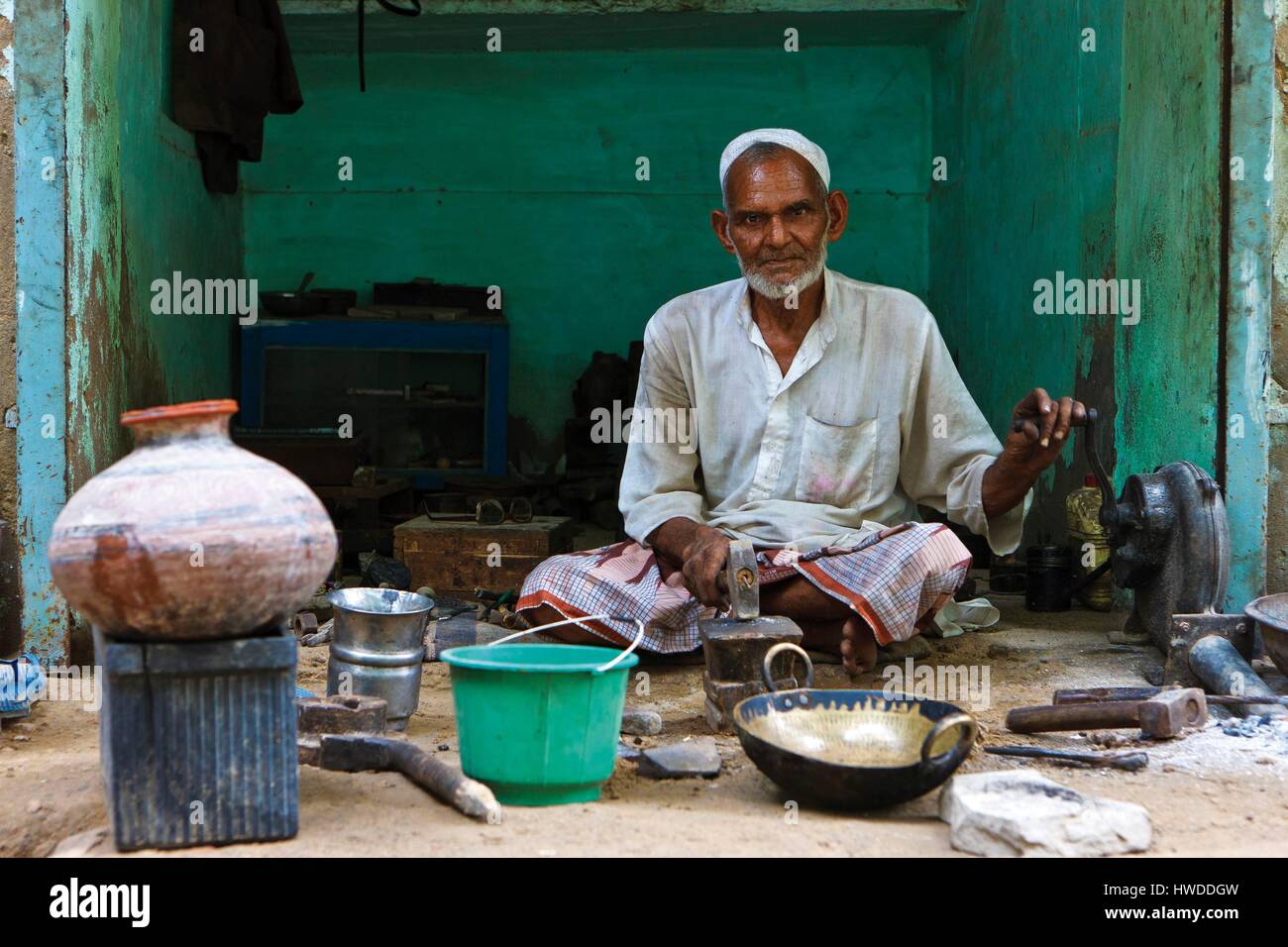 Indian blacksmith hi-res stock photography and images - Alamy