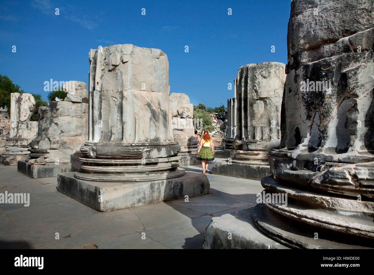 Turkey, Aegean Region, Izmir, Aydin Province, Didim, Didyma, its famous ...
