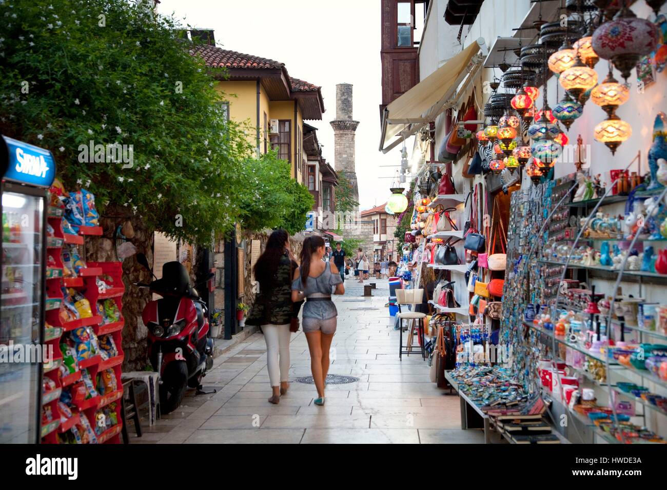 Turkey, Mediterranean Region, Antalya, Kaleiçi neighborhood, Kesik ...