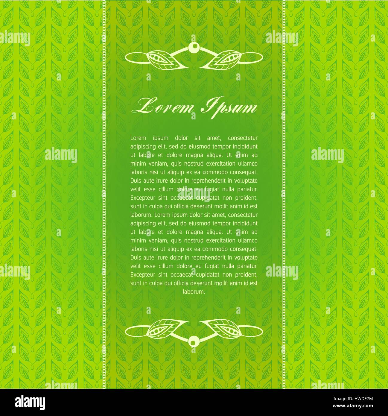green calligraphic elements Stock Vector Image & Art - Alamy