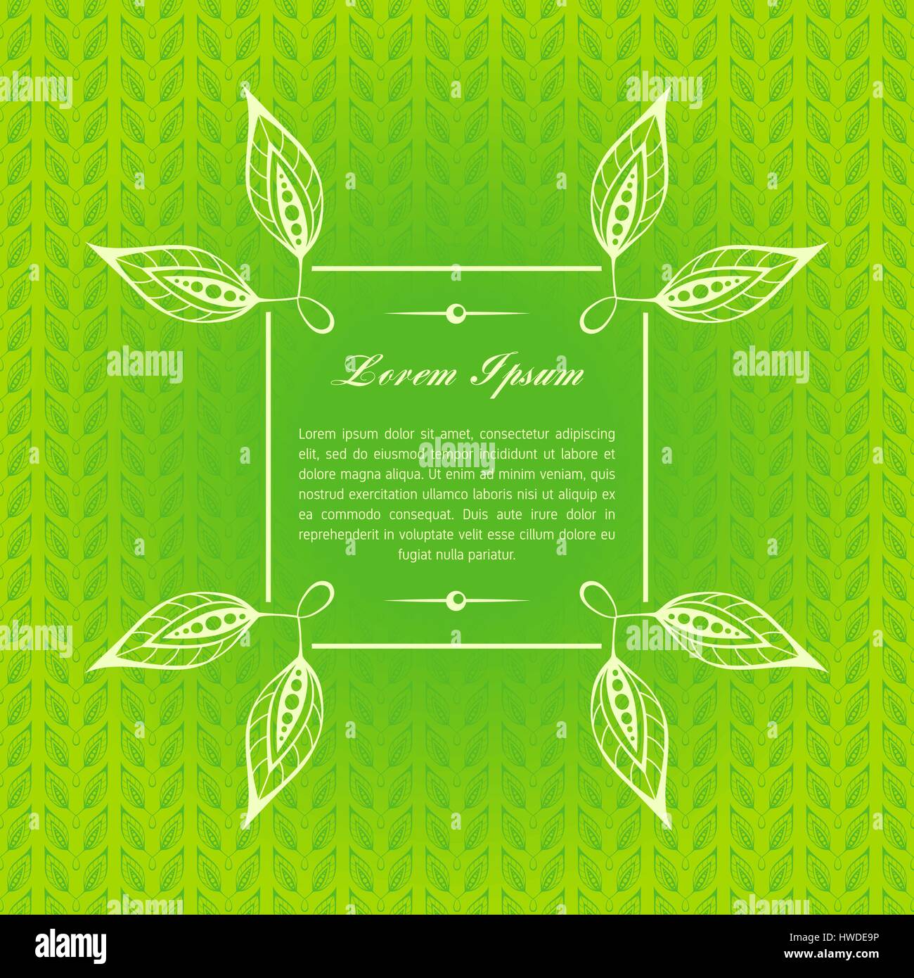 green calligraphic elements Stock Vector Image & Art - Alamy