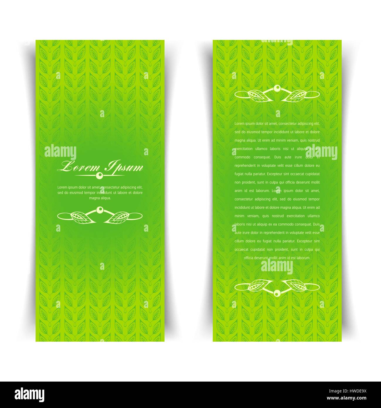 green calligraphic elements Stock Vector Image & Art - Alamy