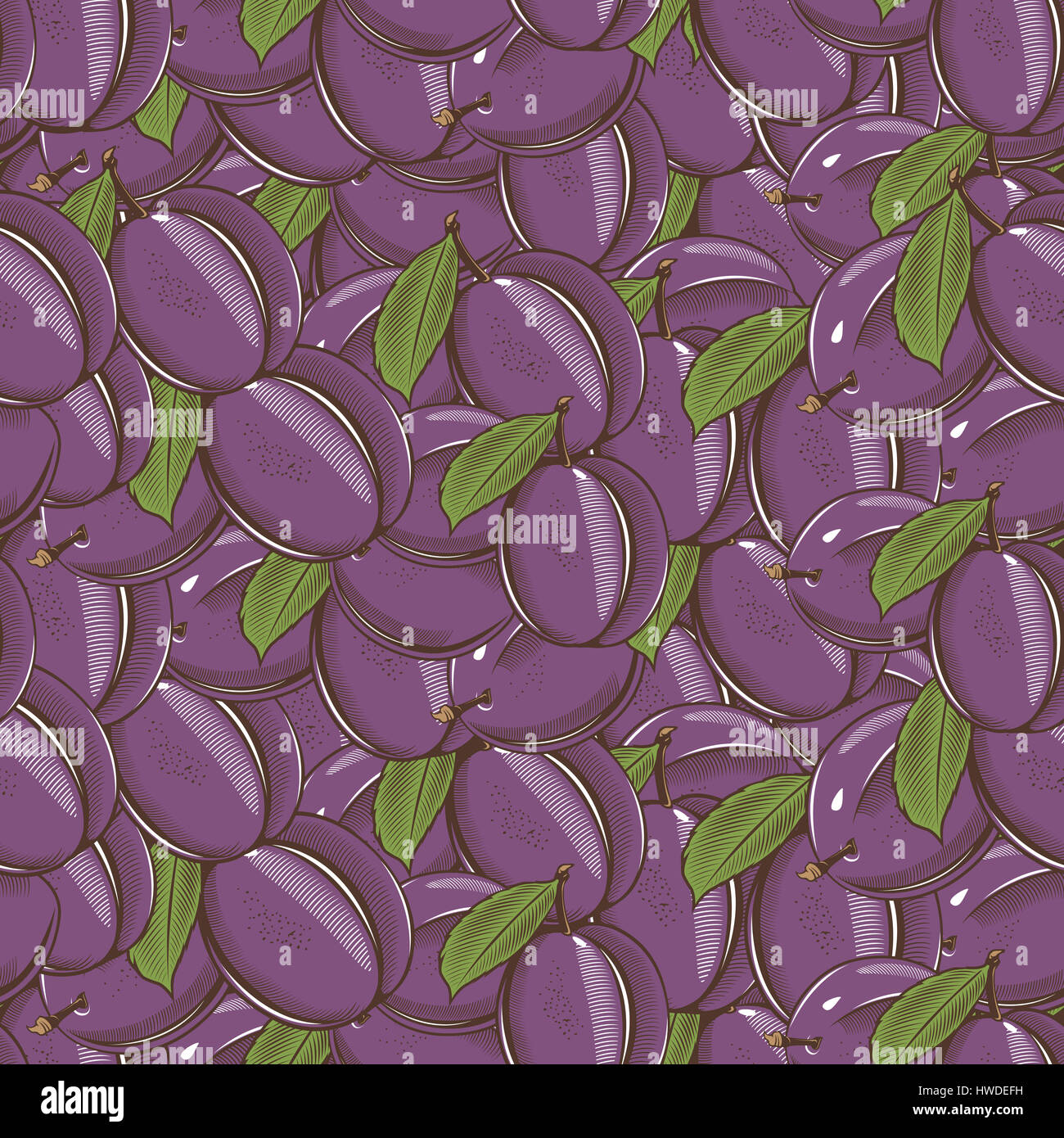 Plum pattern hi-res stock photography and images - Alamy