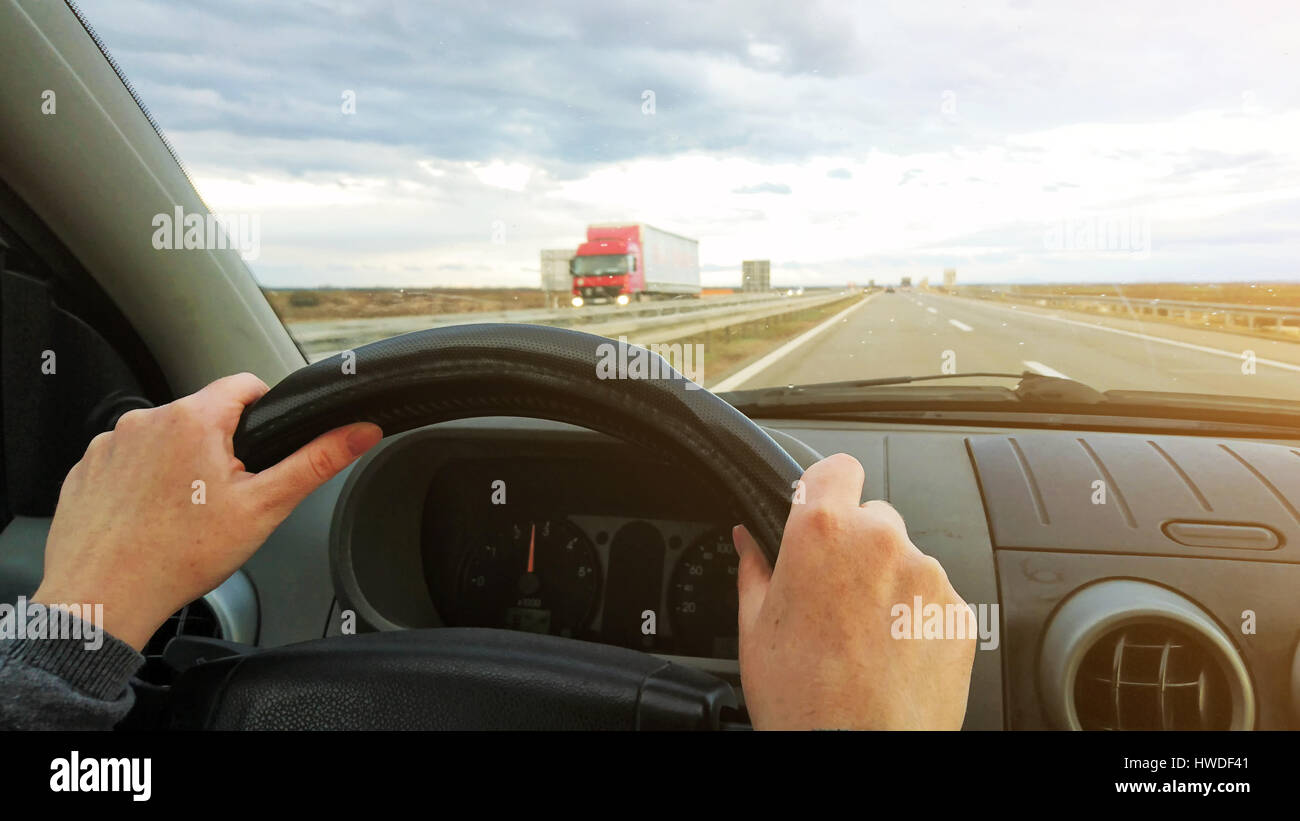 Dashboard pov hi-res stock photography and images - Alamy