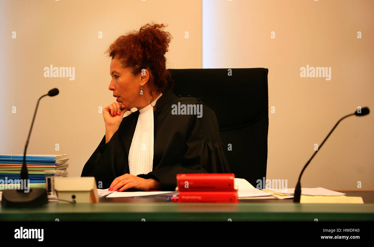 female judge at the courthouse in The Hague Stock Photo - Alamy