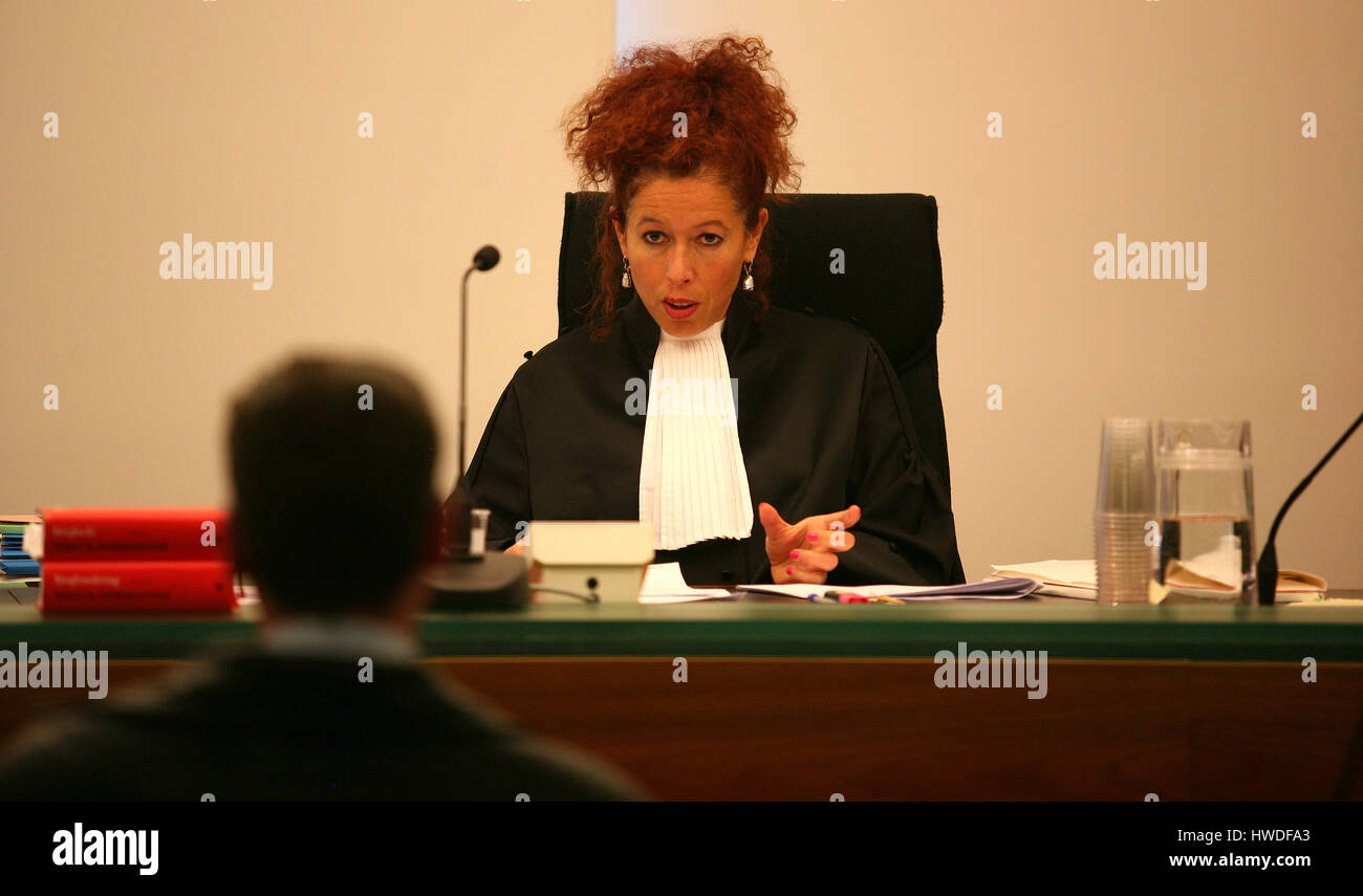 female judge at the courthouse in The Hague Stock Photo - Alamy