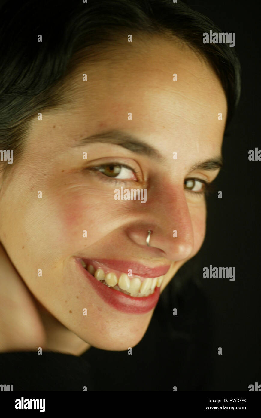 Model at work Stock Photo - Alamy
