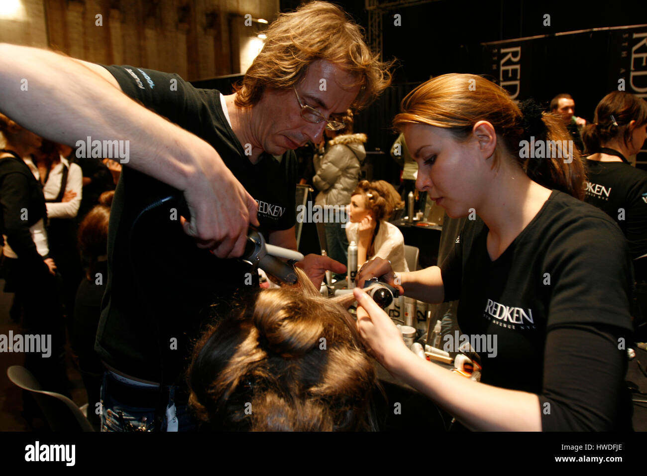 Fashion models at work Stock Photo - Alamy