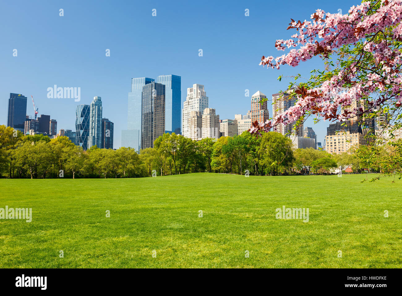 New york central park spring hi-res stock photography and images - Alamy