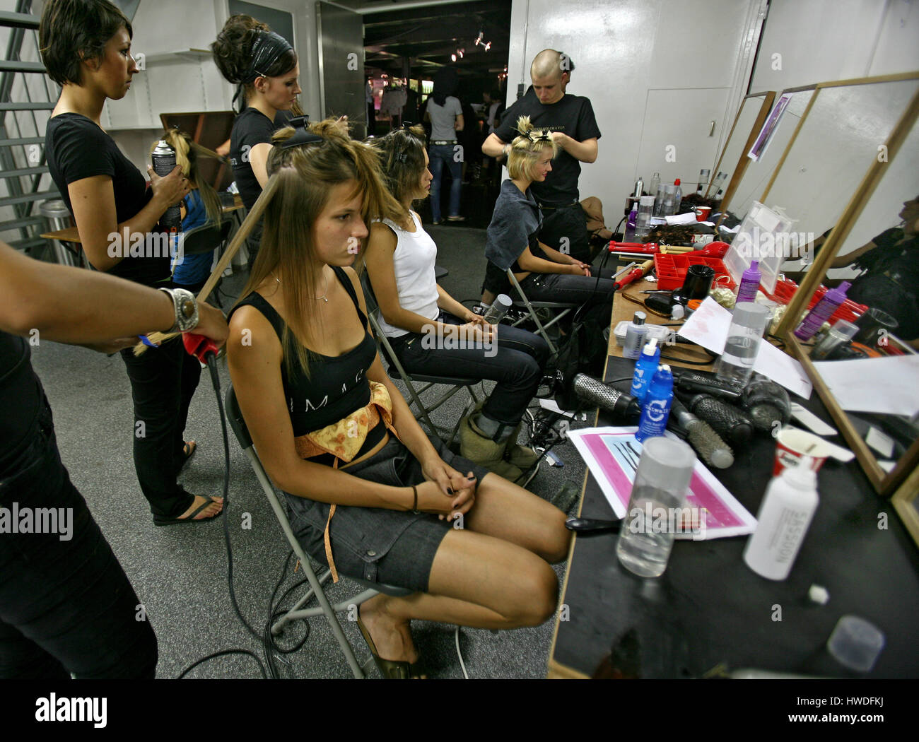 Fashion models at work Stock Photo - Alamy
